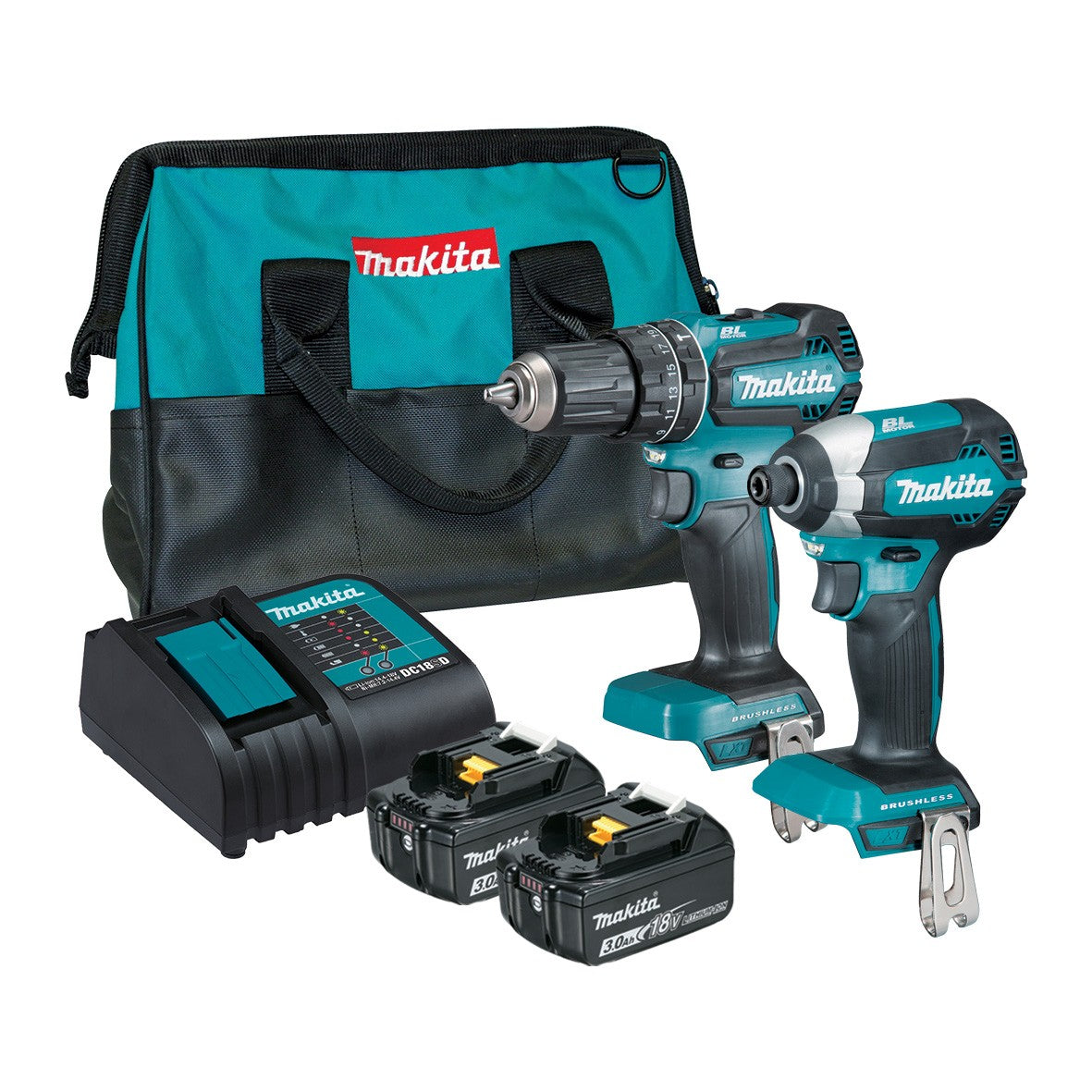 Makita 2 PIECE BRUSHLESS COMBO KIT – F&K POWERTOOLS PTY LTD
