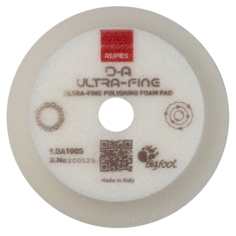BIGFOOT FOAM PAD ULTRA FINE WHITE 80/100MM – F&K POWERTOOLS PTY LTD